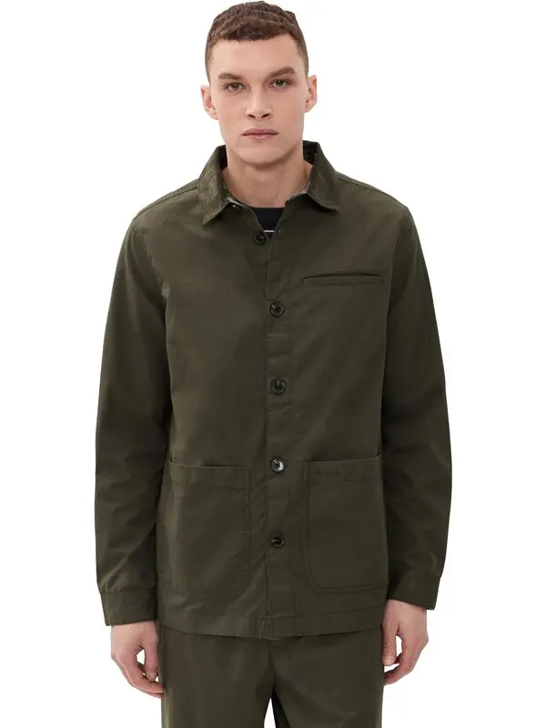 Barbour Cole Shirt Jacket - Olive