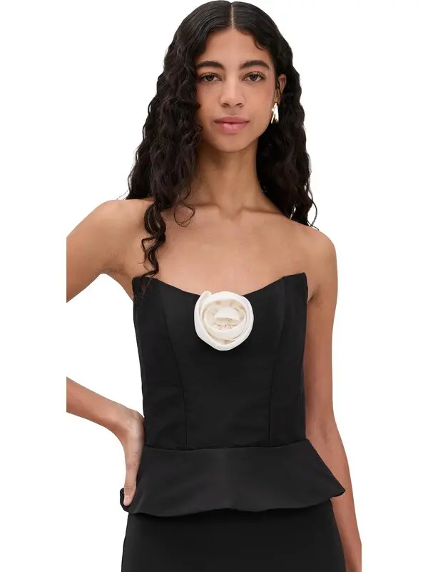 DAMARIS BAILEY Delicias Corset Top - Black/white