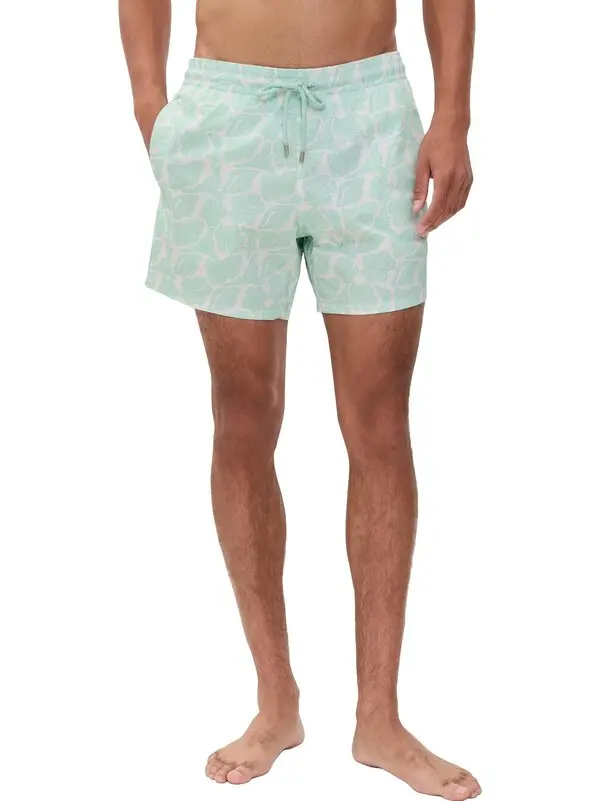 Vilebrequin Moorise Swim Trunks - Blanc