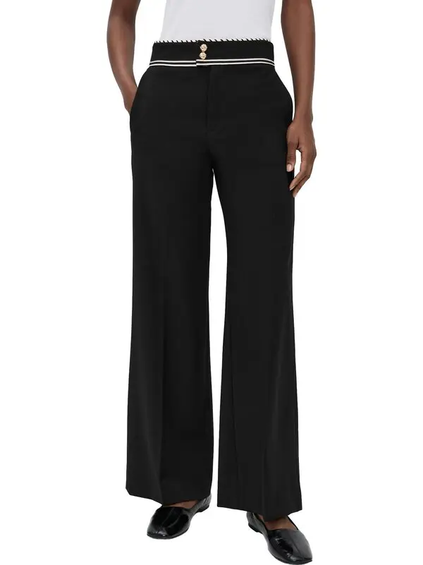 FRAME The Prim Trousers - Black