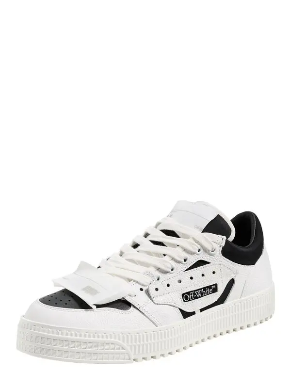 Off-White Low Top 3.0 Off Court Sneakers - White/black