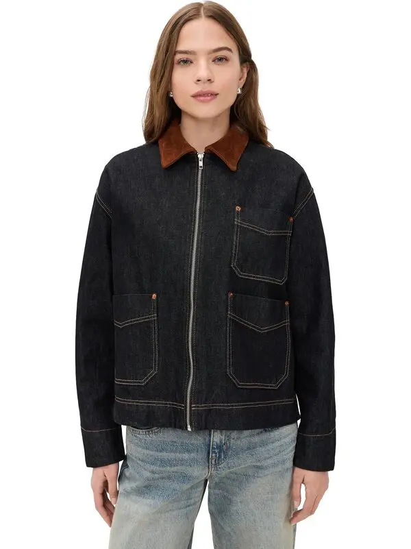 SLVRLAKE Casey Square Worker Jacket - Empty Sky