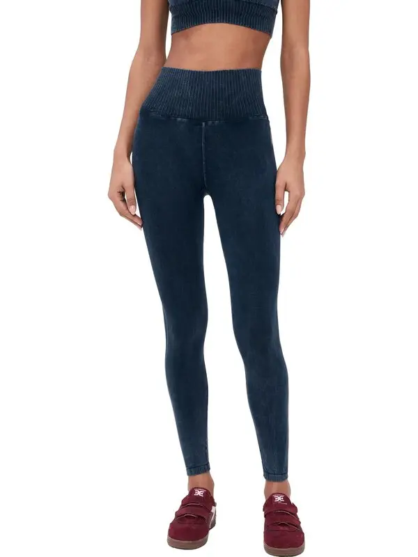 Free People Good Karma Ankle Leggings - Navy