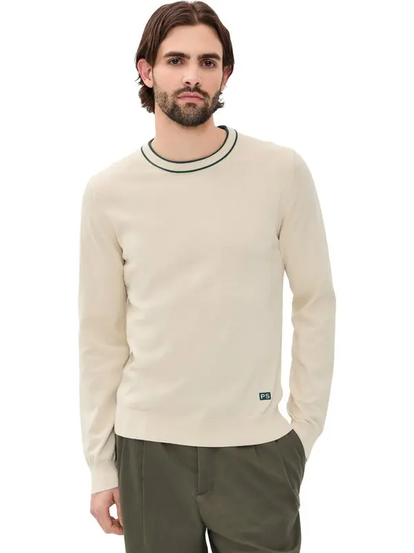 Paul Smith Crew Neck Sweater - Parchment