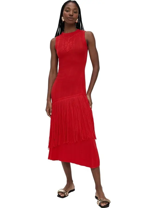 Carolina K Lima Maxi Dress - Red