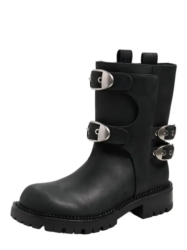 Marc Jacobs The Kiki Moto Ankle Boots - Black