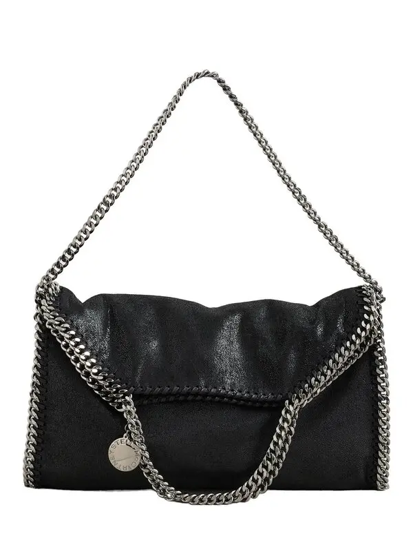 Stella McCartney Falabella Fold Over Tote Bag - Black