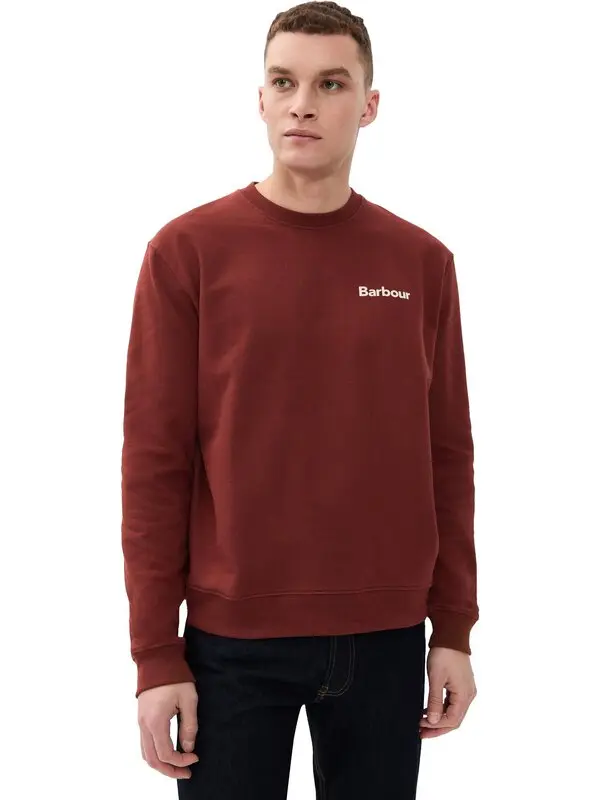 Barbour Firbank Relaxed Sweatshirt - Fired Brick