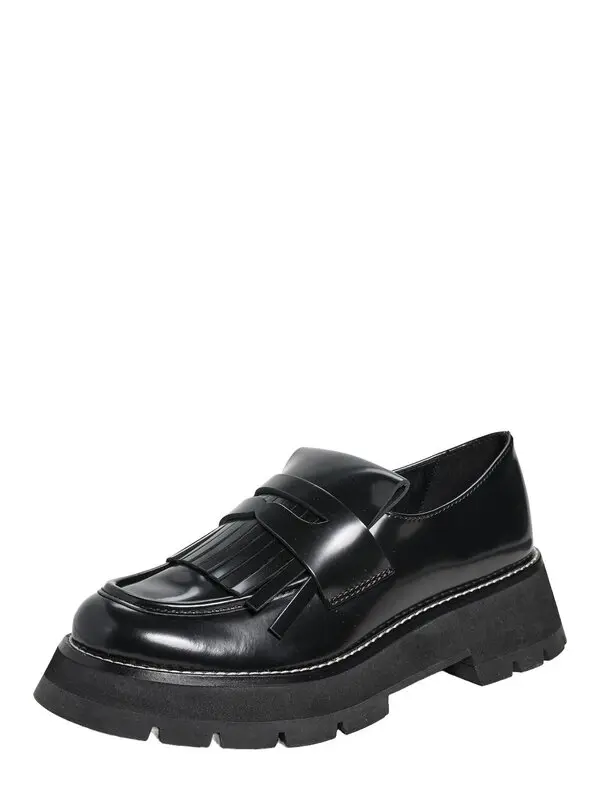 3.1 Phillip Lim Lug-sole Loafers With Tassels - Black