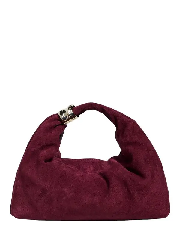 Madewell Suede Handheld Pouch - Cabernet