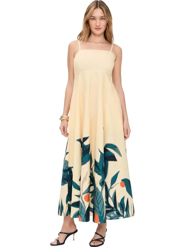 DIARRABLU Oria Maxi Dress - Zest Navy