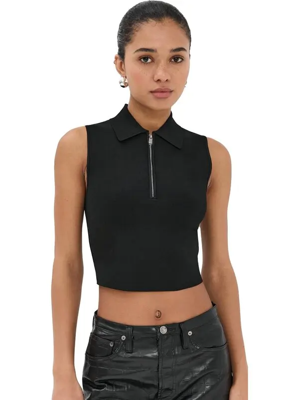 Simkhai Tatum Sleeveless Top - Black