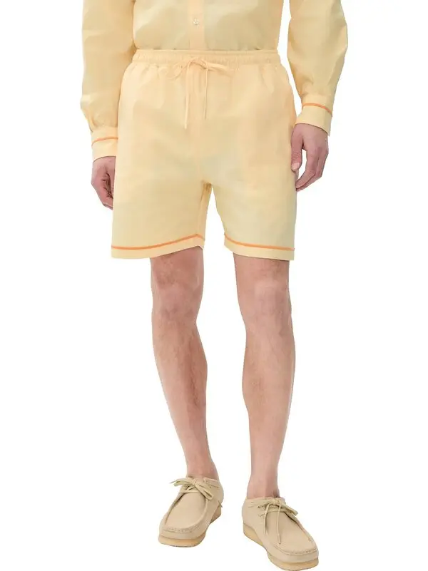 Fanm Mon Ismail Shorts - Light Yellow