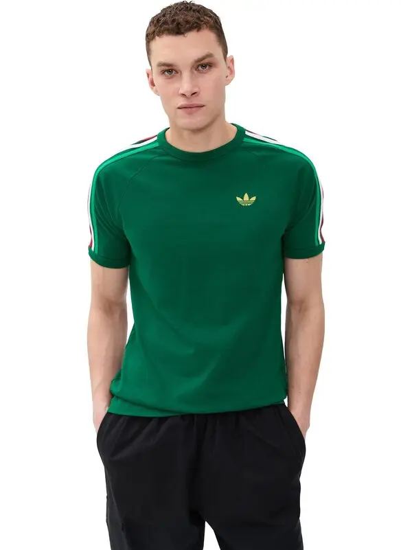 Adidas 3s Nations Tee - Team Dark Green/bold Green/whi