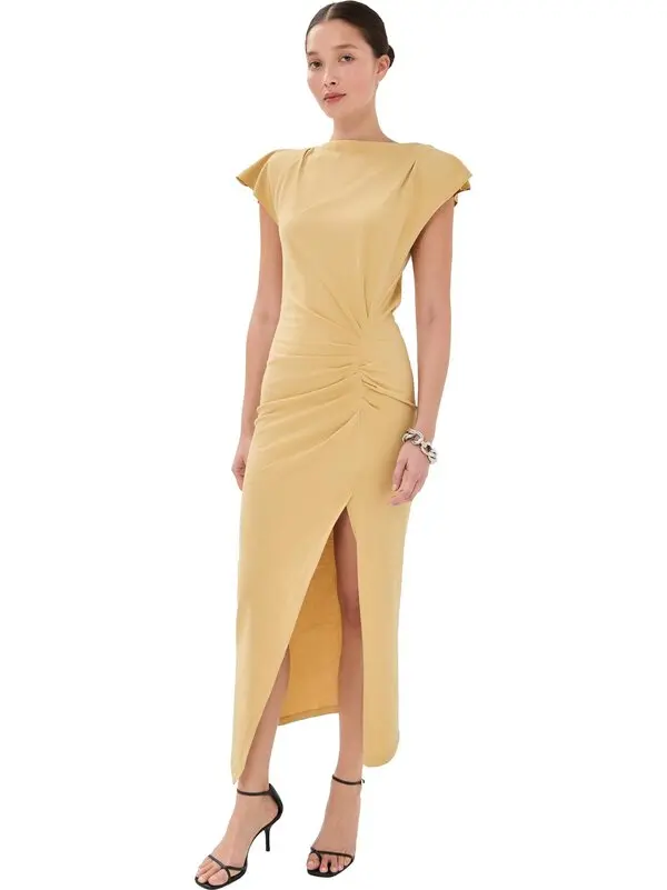 Isabel Marant Nadela Maxi Dress - Dusky Yellow