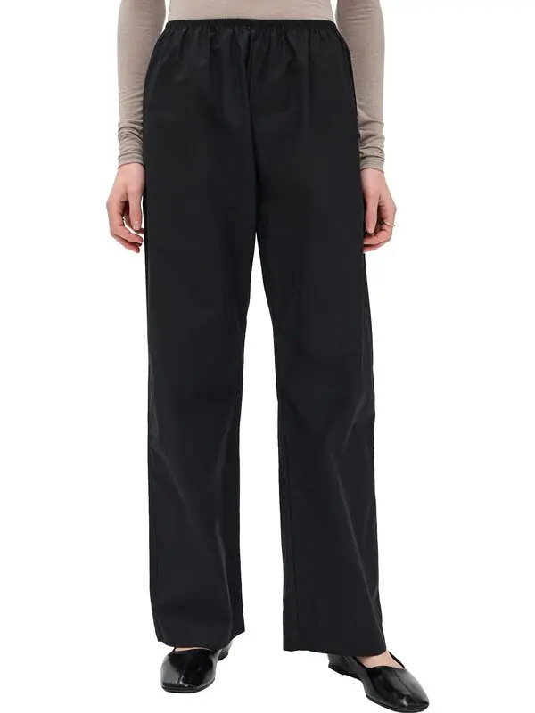 Donni. Poplin Simple Pants - Jet