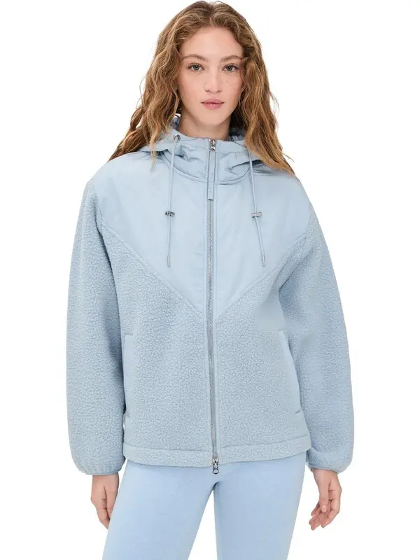Varley Rosia Fleece Hoodie - Ashley Blue