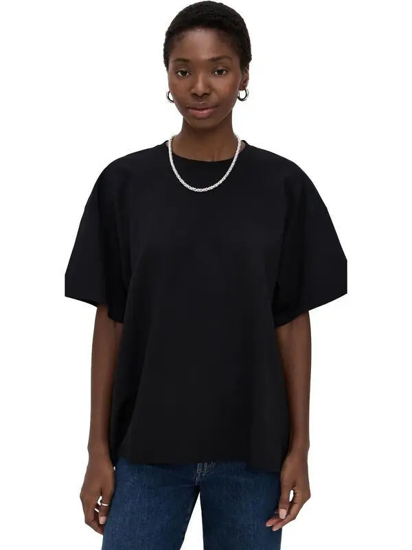 RIPLEY RADER Ponte Knit Big Shirt - Black