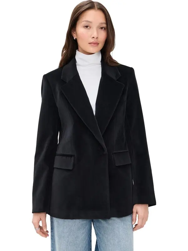 Citizens Of Humanity Matteau Velvet Blazer - Black