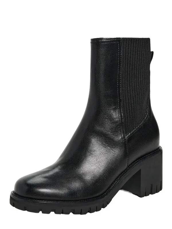 Rag & Bone Corey Mid Heel Chelsea Boots - Black