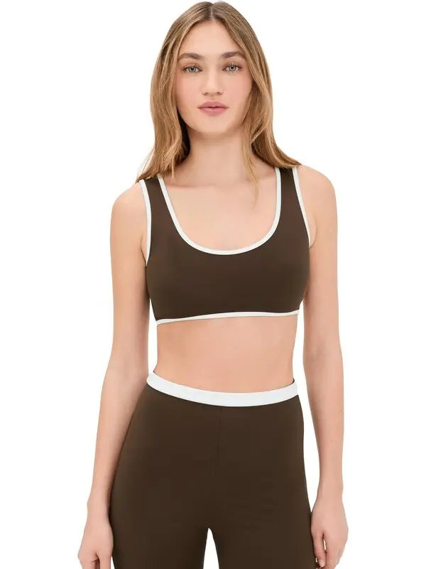 PORT DE BRAS Paola Sports Bra - Dark Chocolate