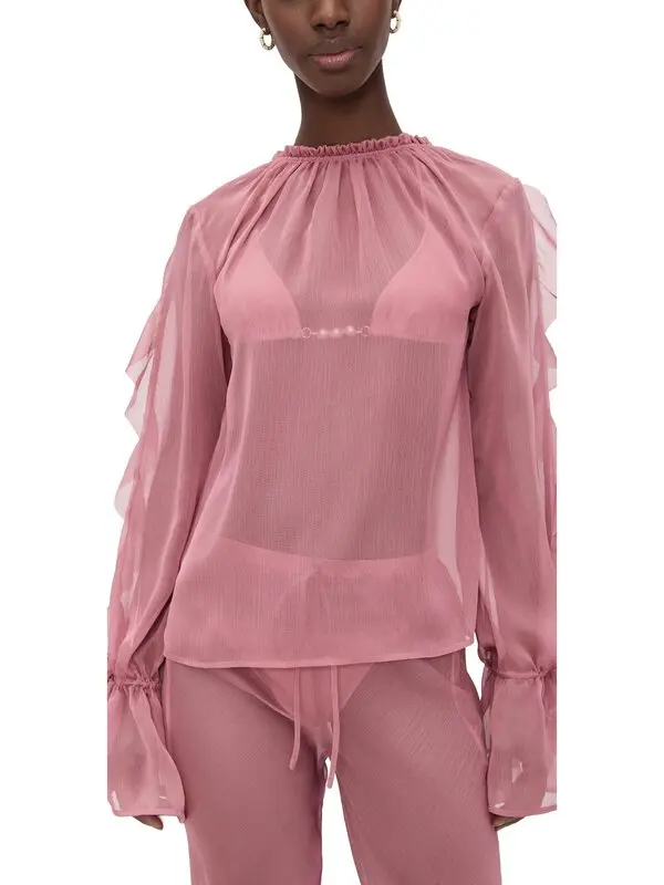 SHANI SHEMER Jeanie Top - Dusty Rose