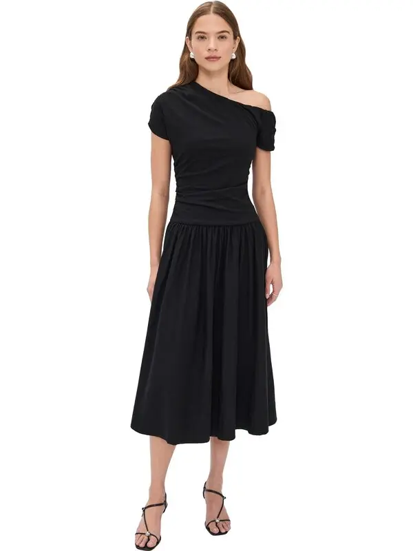 Merlette Lilou Midi Dress - Black