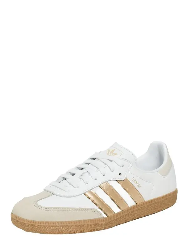 Adidas Samba Og Sneakers - White/wonder Gold Met/grey One