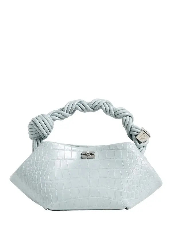 GANNI Mini Croco Bag - Delicate Blue