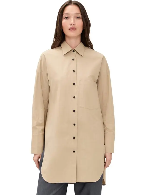 A.emery Logan Shirt - Light Sable