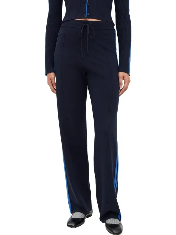 STATE & LAKE Kaia Track Pants - Navy/cobalt