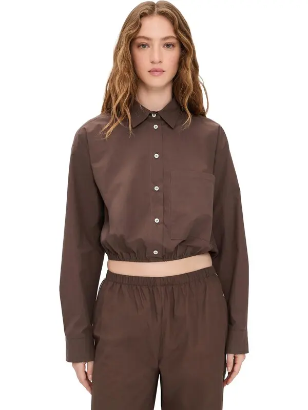 LE BOP Wylie Button-down - Brown