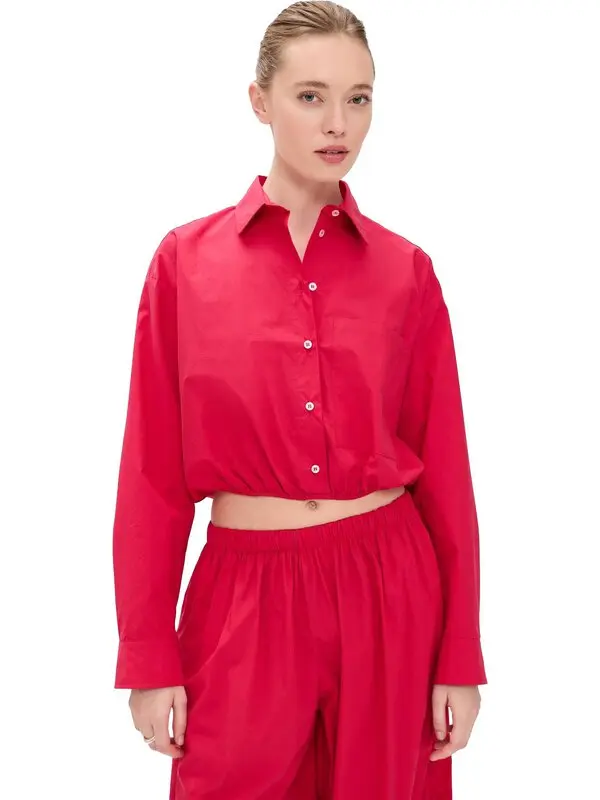 LE BOP Wylie Button-down - Red