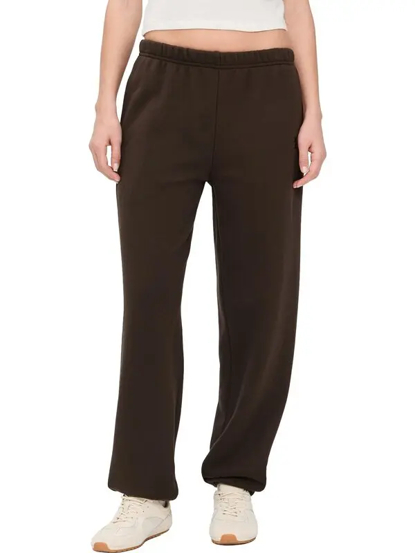 Eterne Boyfriend Pocket Sweatpants - Espresso