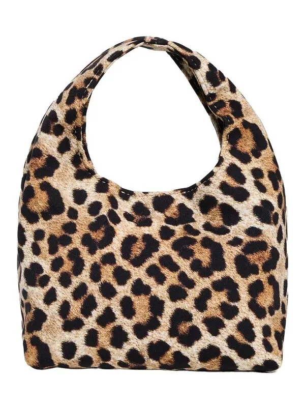 LOEFFLER RANDALL Kenzie Mini Bucket Clutch - Leopard
