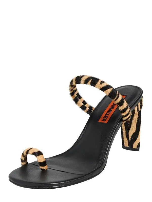 SIMONMILLER Pipe Heel - Brown Zebra