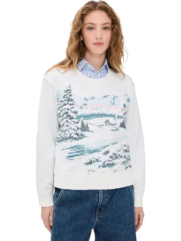 Sea Lenore Graphic Sweatshirt - Cream