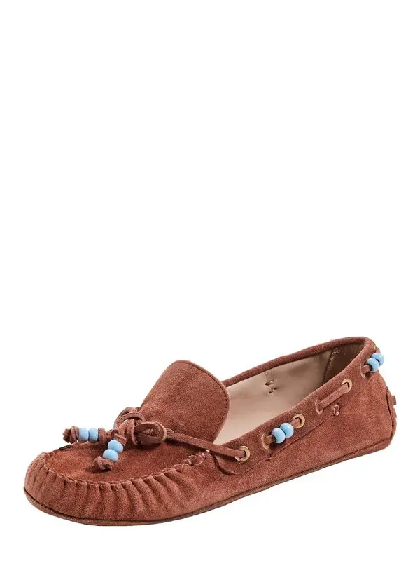 Farm Rio Tassel Moccasins - Cuoio