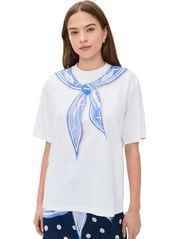 ROAME Scarf Print T-shirt - Riviera