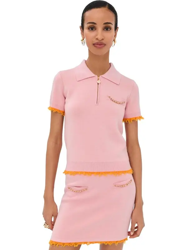 Casablanca Double Face Polo - Pink