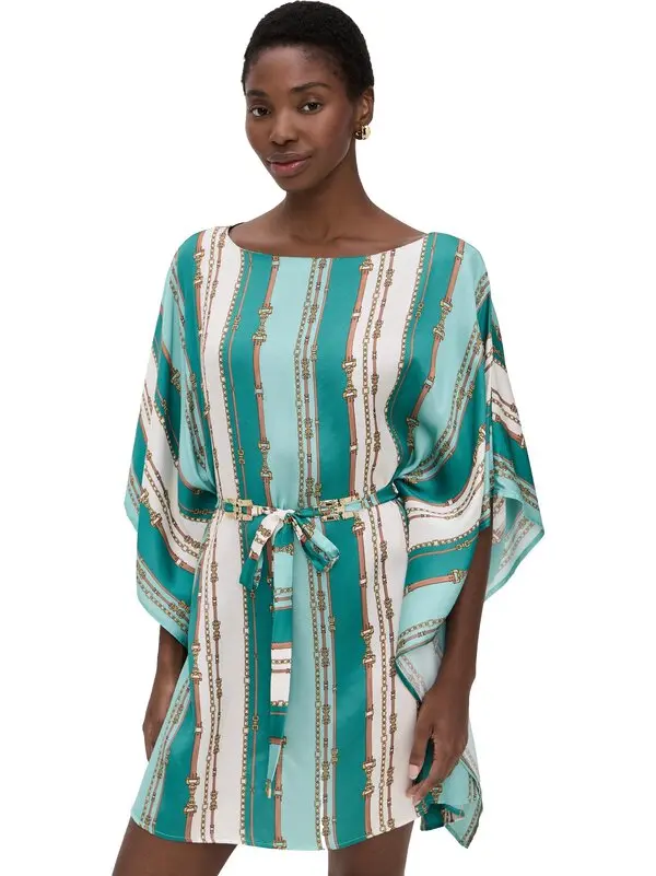 L'Agence Alia Belted Stripe Tunic - Multi