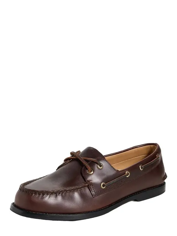 Sperry Prescott Boat Shoes - Bordo