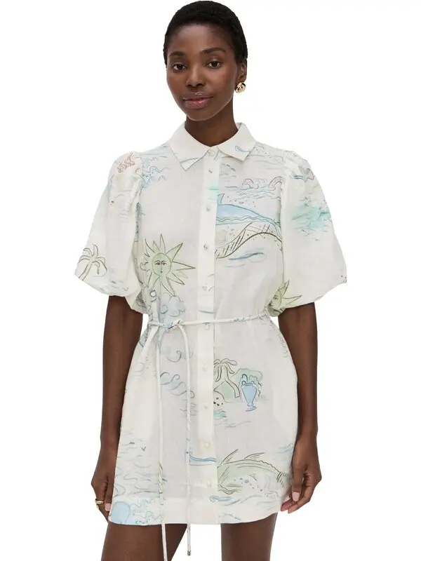 ROAME Margot Mini Dress - Neptuna