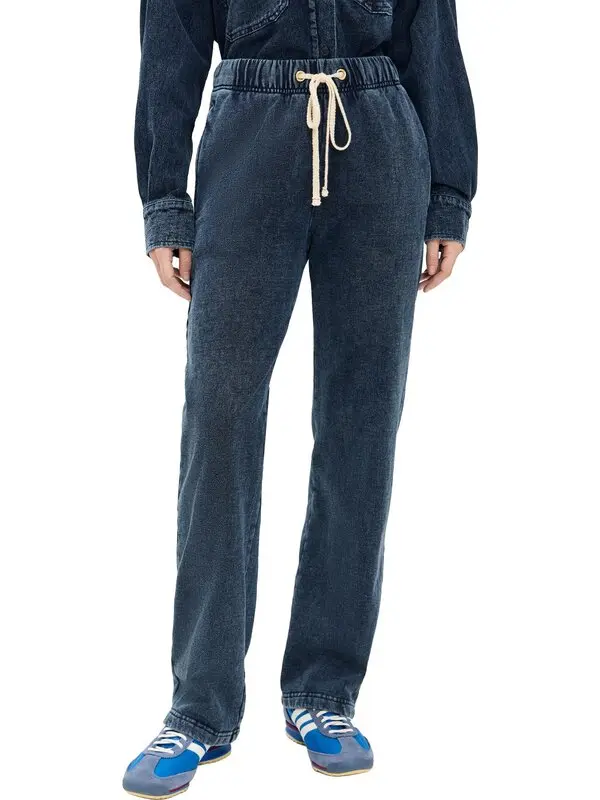 LES TIEN Classic Fleece Pants - Vintage Indigo