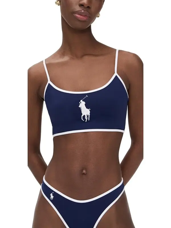 Polo Ralph Lauren Crop Cami - Navy Blue