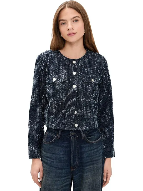 Rails Capistrano Tweed Jacket - Denim Tweed