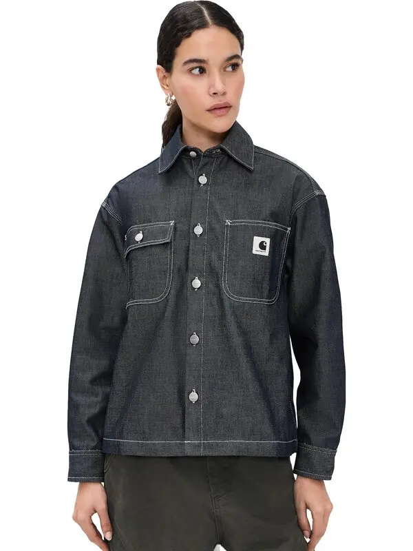 Carhartt Work In Progress Louis Denim Shirt Jacket - Blue