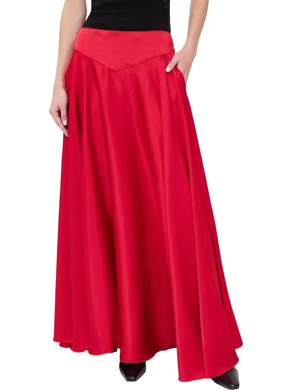 Free People Chilco Maxi Skirt - Salsa