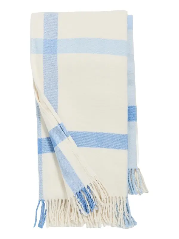 WEEZIE Throw Blanket - Blue Plaid