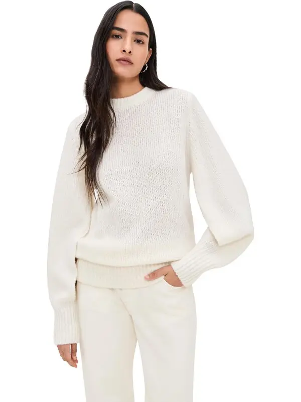 ALIGNE Liv Cashmere Sweater - Ivory